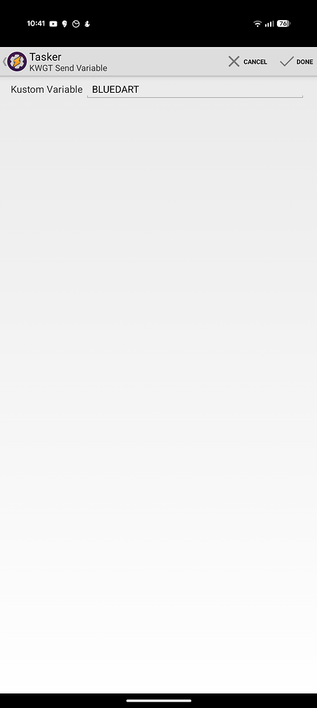 Tasker to KWGT Not Working - Issues - Kustom Forum