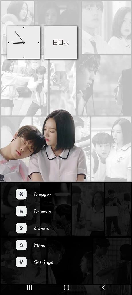 This is my ultra simple niagara + klwp theme - Share - Kustom Forum
