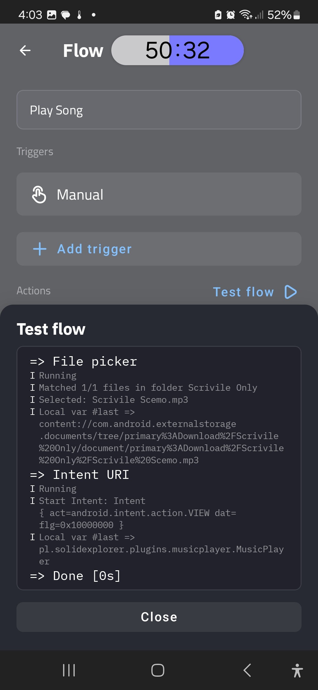 How do I get a flow to play a music file in KWGT - General - Kustom Forum
